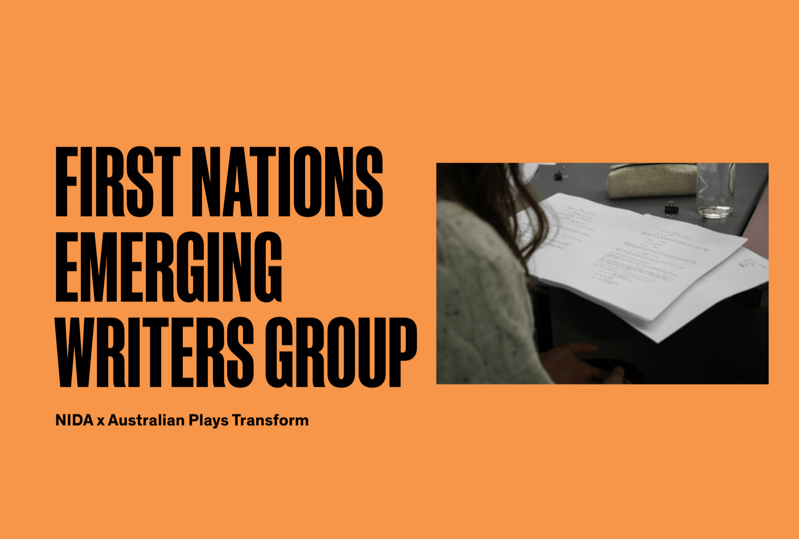 APT X NIDA First Nations Emerging Writers Group – The National ...